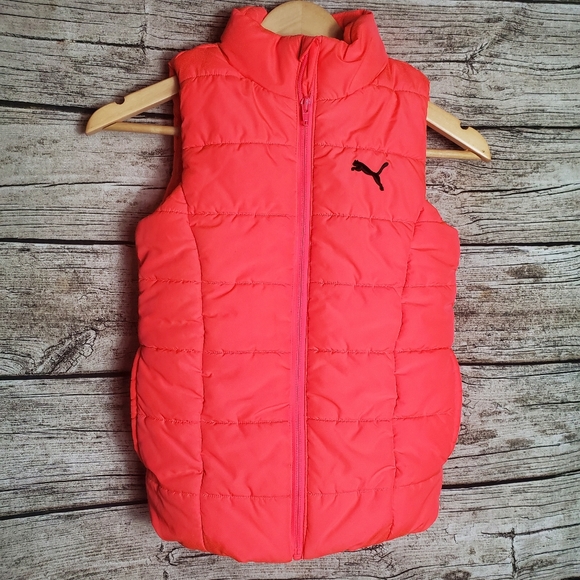 Puma | Jackets & Coats | Puma Girls Puffer Vest Hot Pink S 78 | Poshmark